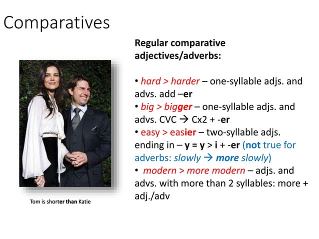 Comparatives | PPTX