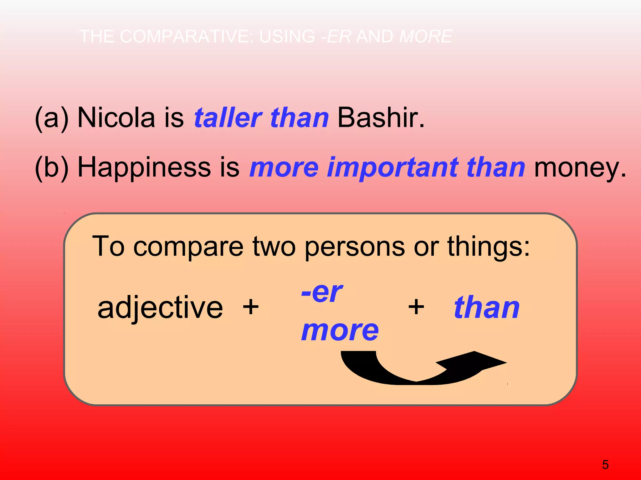 Comparatives | PPT