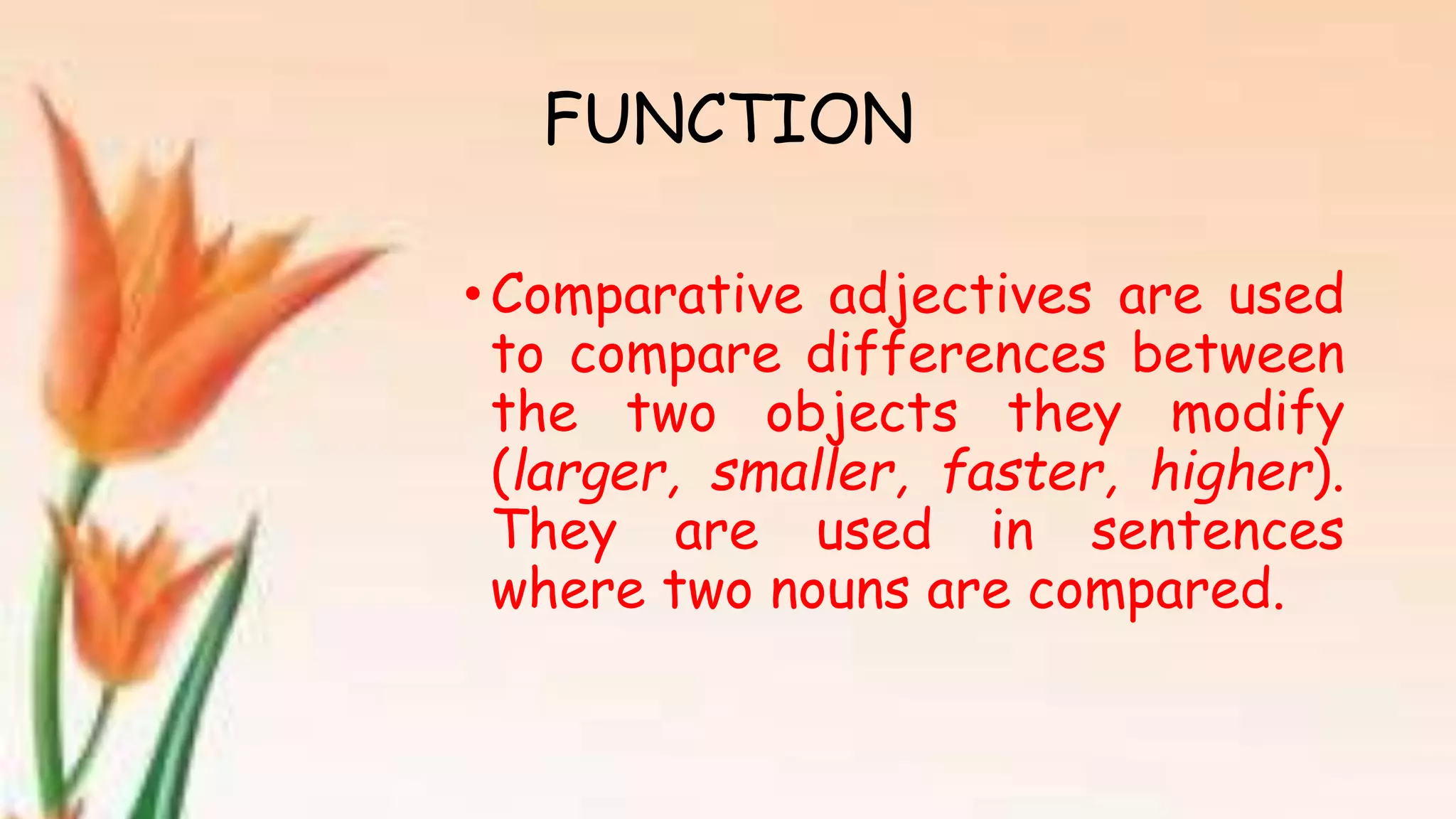 Comparatives | PPTX