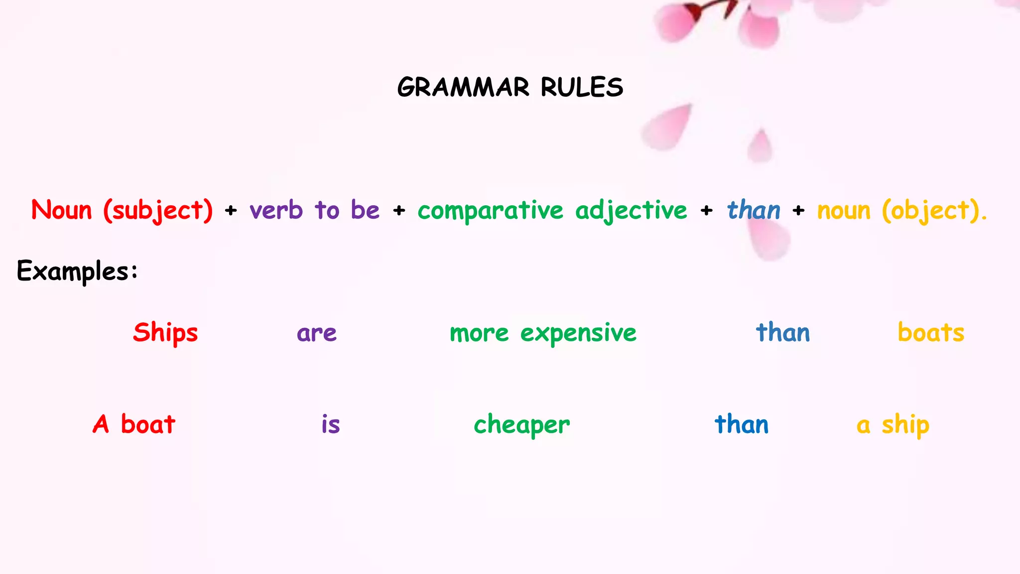 Comparatives | PPTX