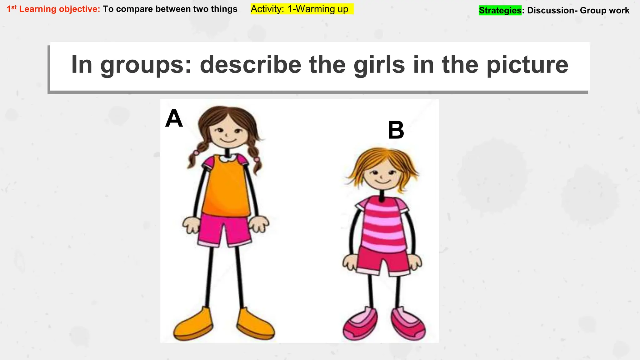 comparative adjectives lesson school students | PPT