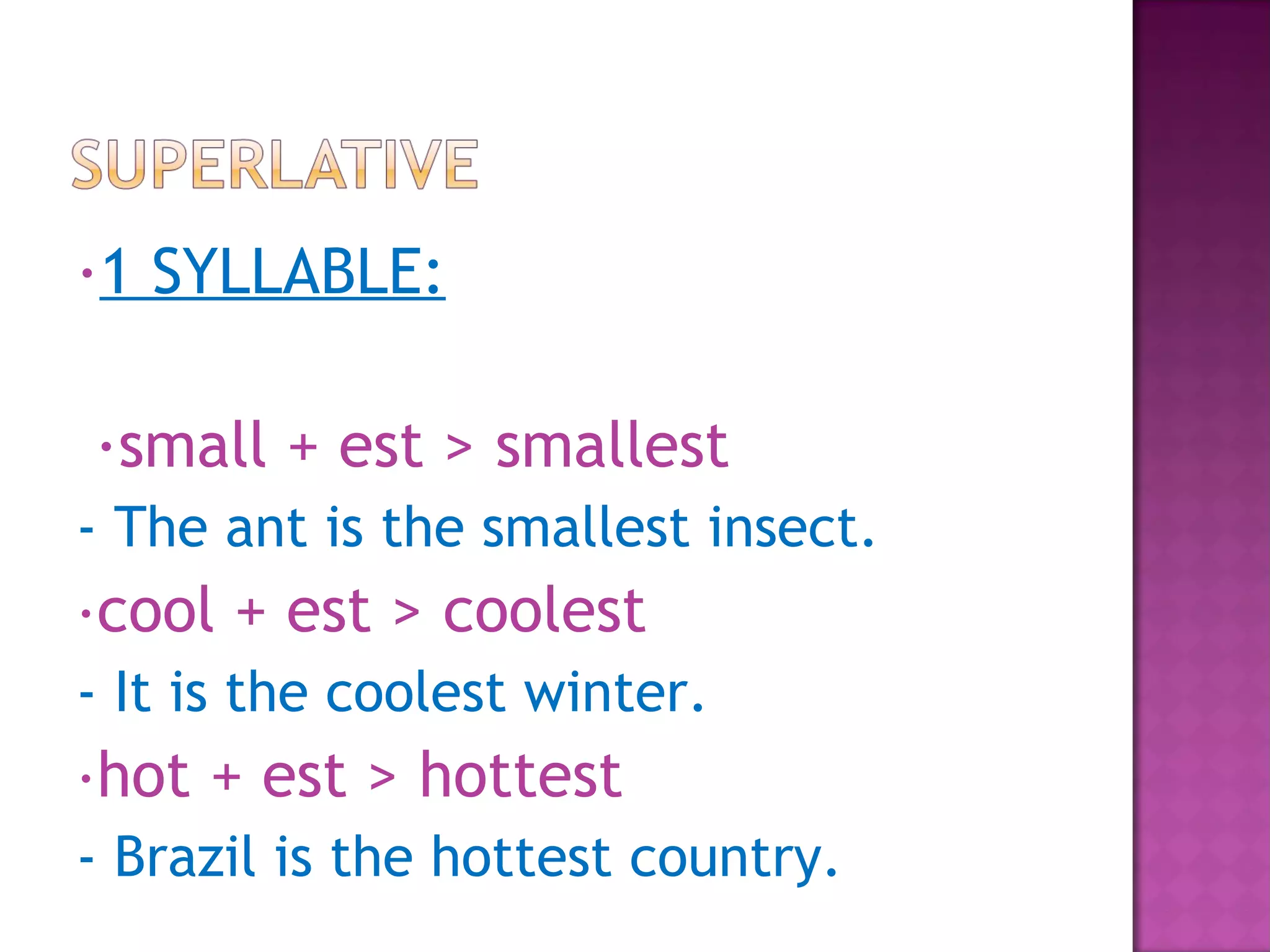 Comparatives and-superlatives3 | PPT