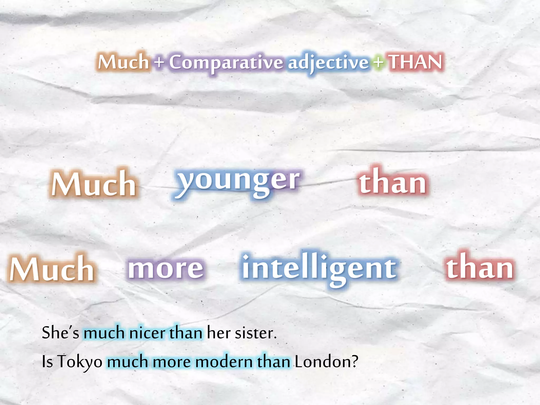 ESL 0823E Week 8 Comparatives part 2 | PPT