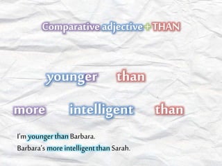 ESL 0823E Week 8 Comparatives part 2 | PPTX