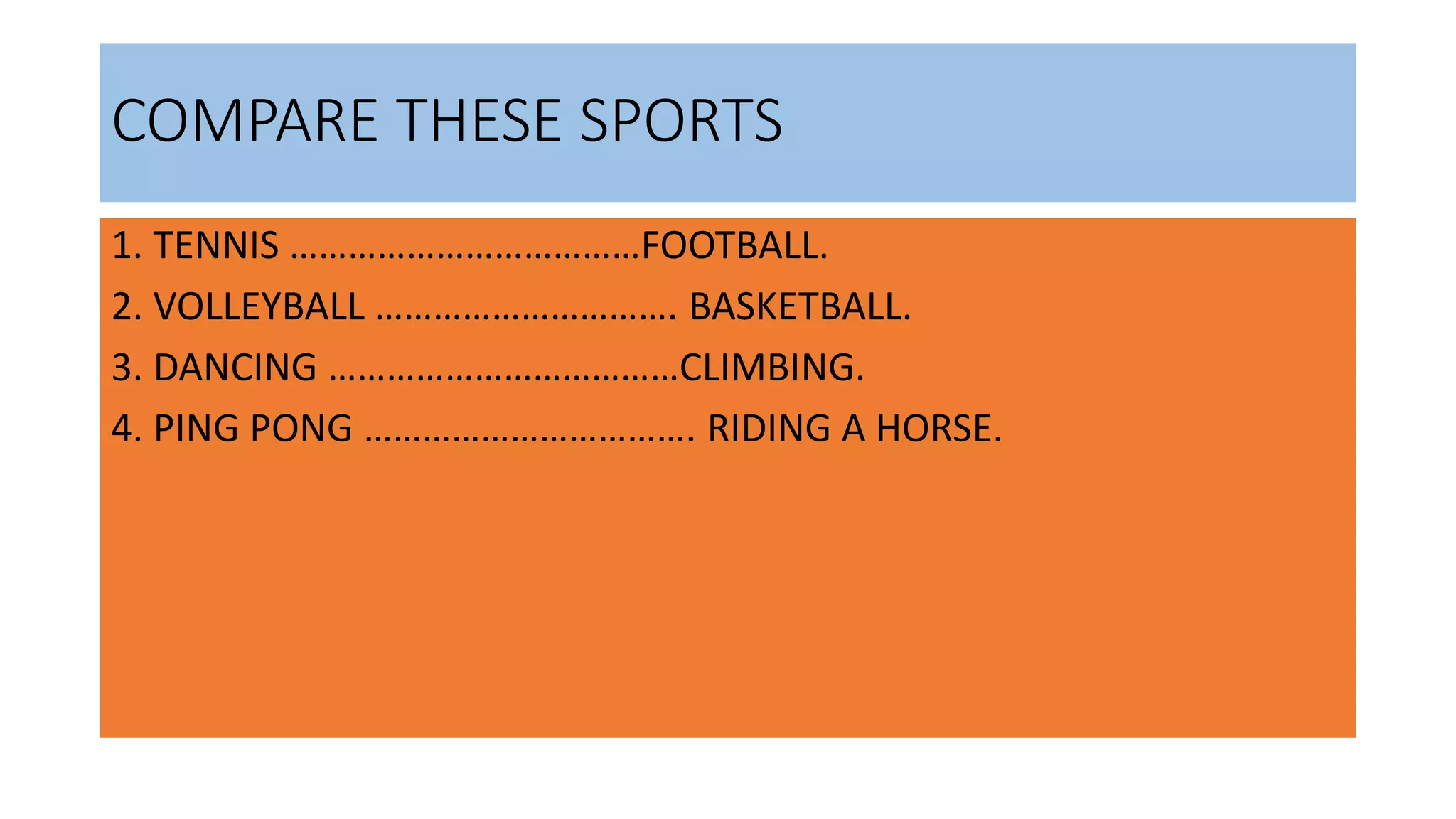 Comparatives activities ppt.. | PPTX