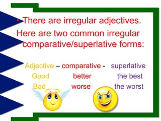 Comparatives and superlatives | PPTX