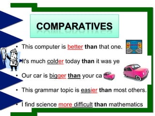Comparatives and superlatives | PPTX
