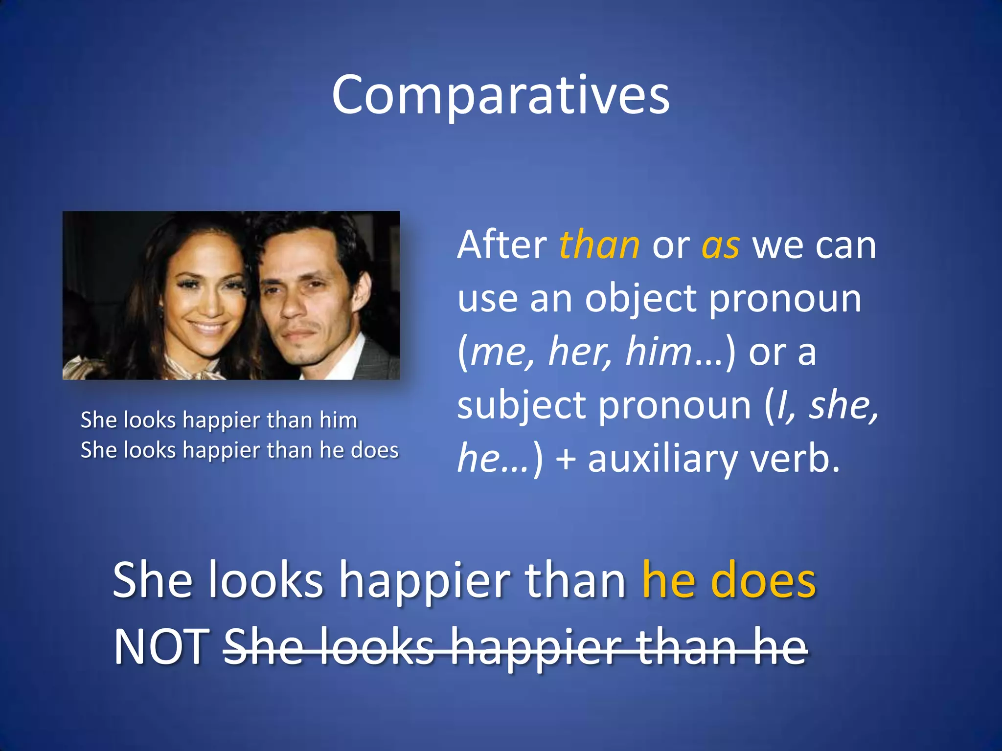 Comparatives and superlatives | PPT