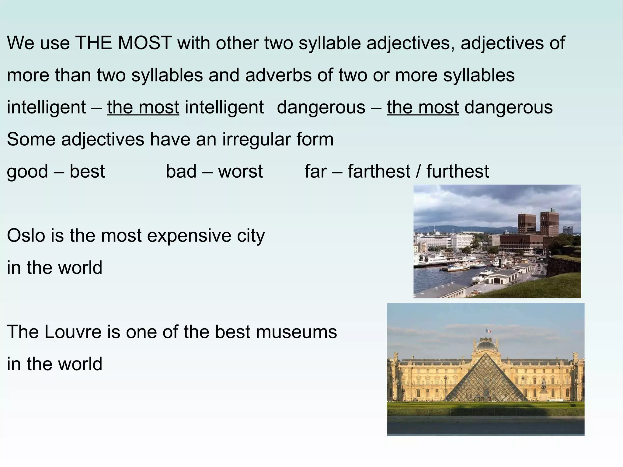 Comparatives and superlatives | ODP