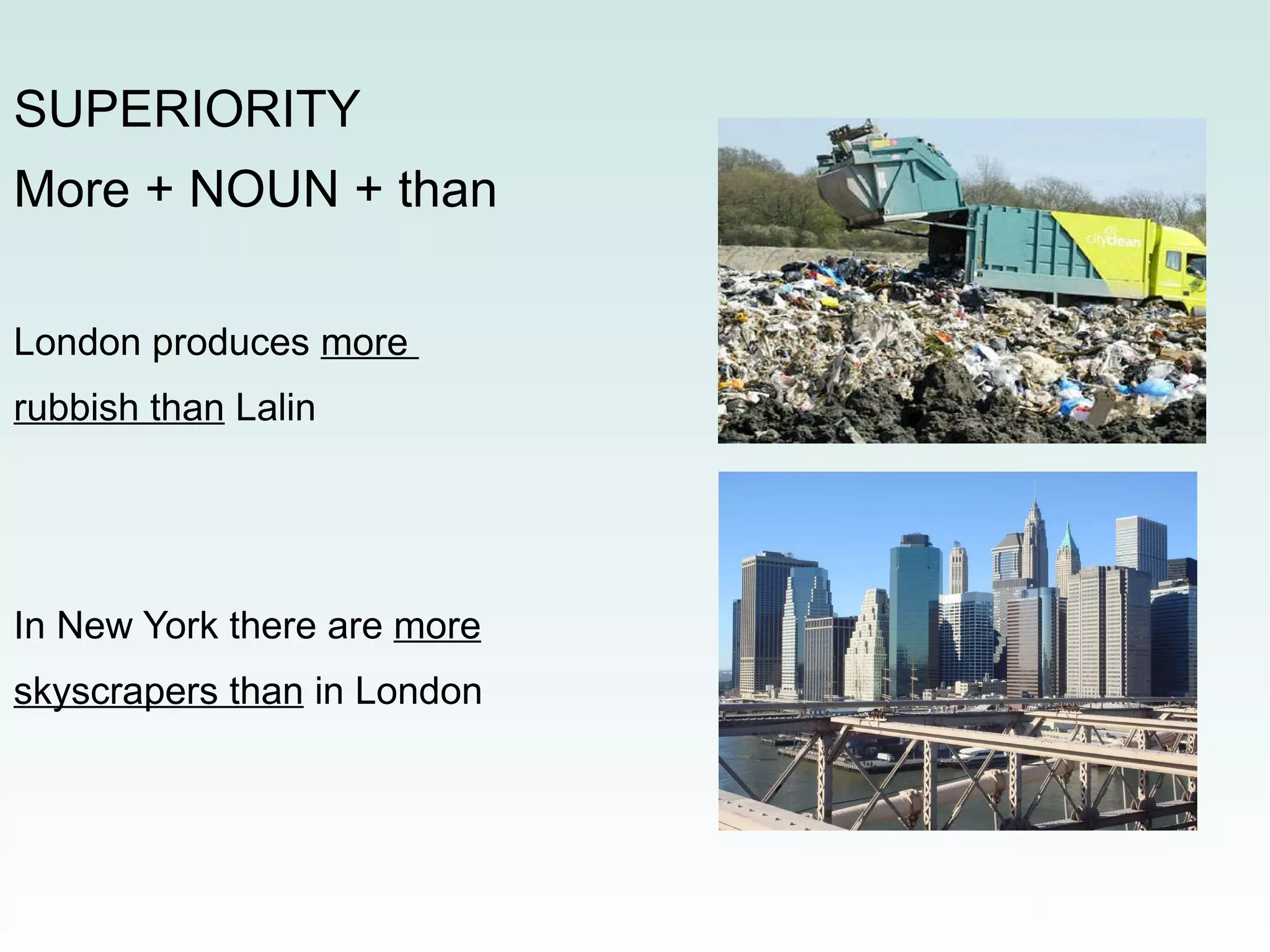 Comparatives and superlatives | ODP