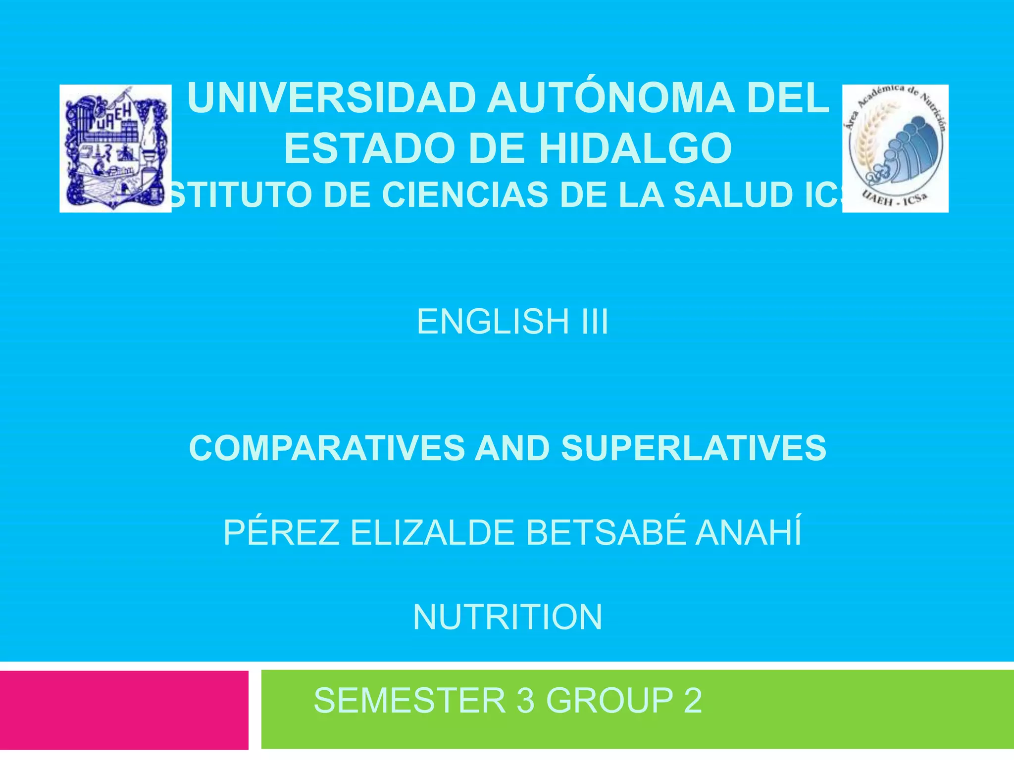 Comparatives and superlatives | PPTX