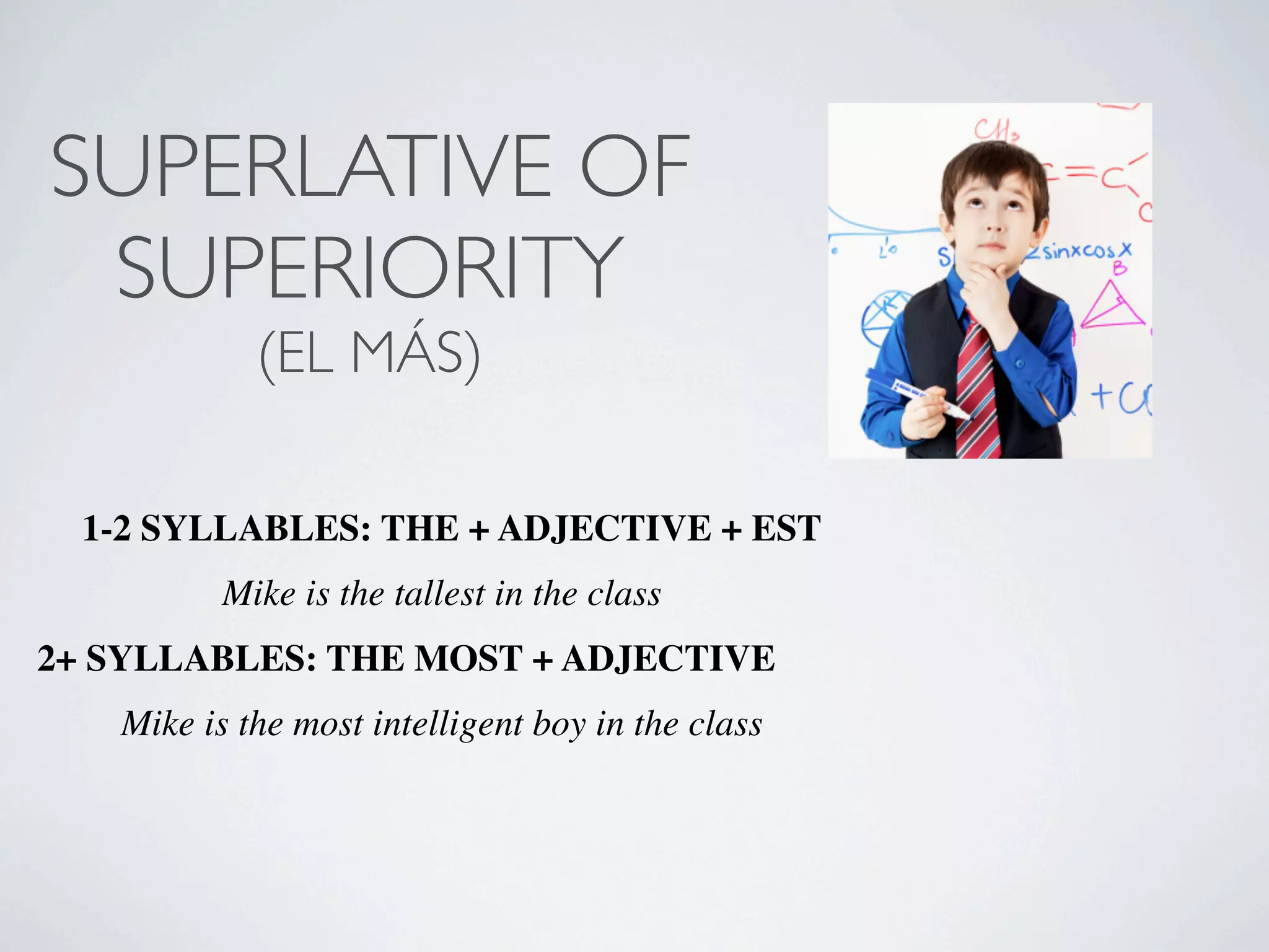 Comparatives and superlatives | PPT