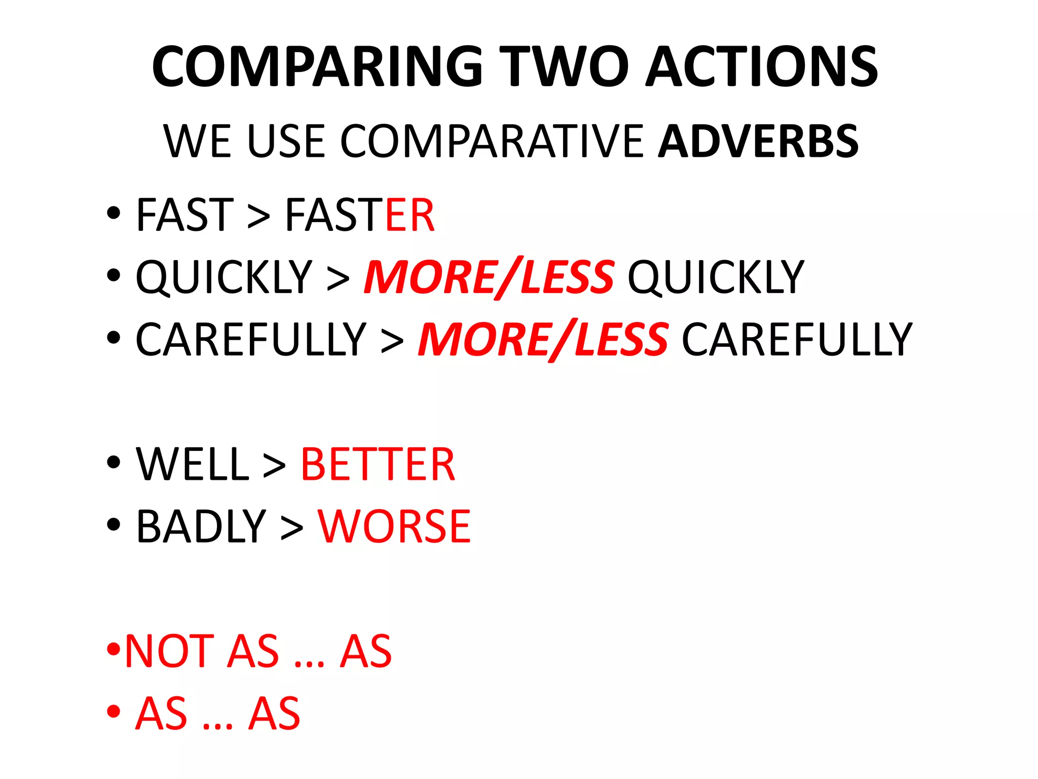 Comparatives and superlatives | PPTX