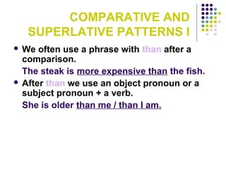 Comparatives and superlatives | PPT