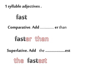 Comparatives and superlatives | PPT