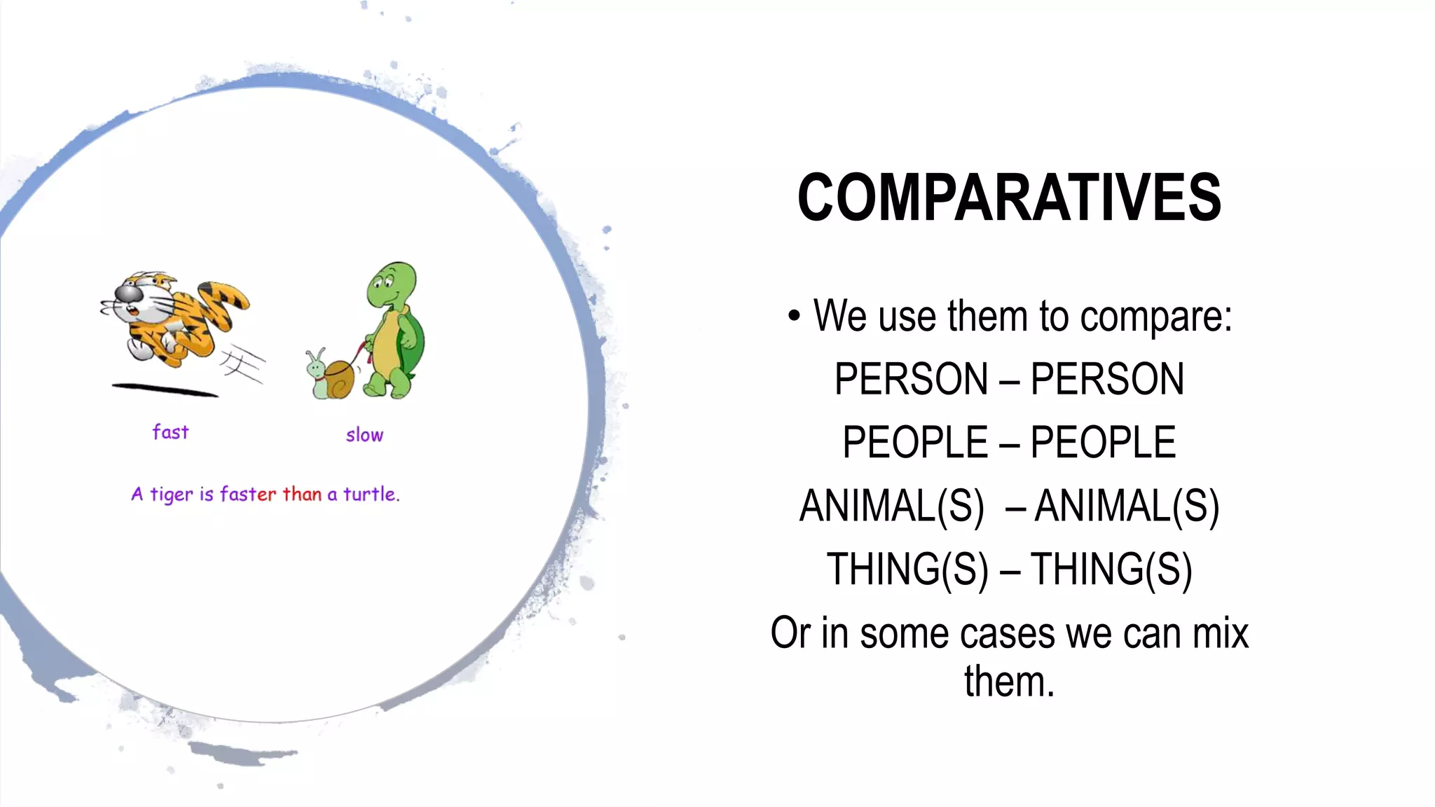 Comparatives and superlatives - Comparativos y superlativos | PPTX