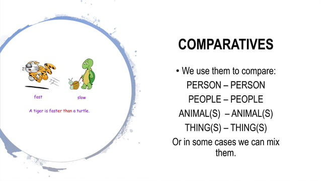 Comparatives and superlatives - Comparativos y superlativos | PPTX