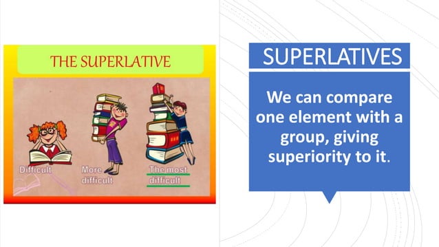 Comparatives and superlatives - Comparativos y superlativos | PPTX