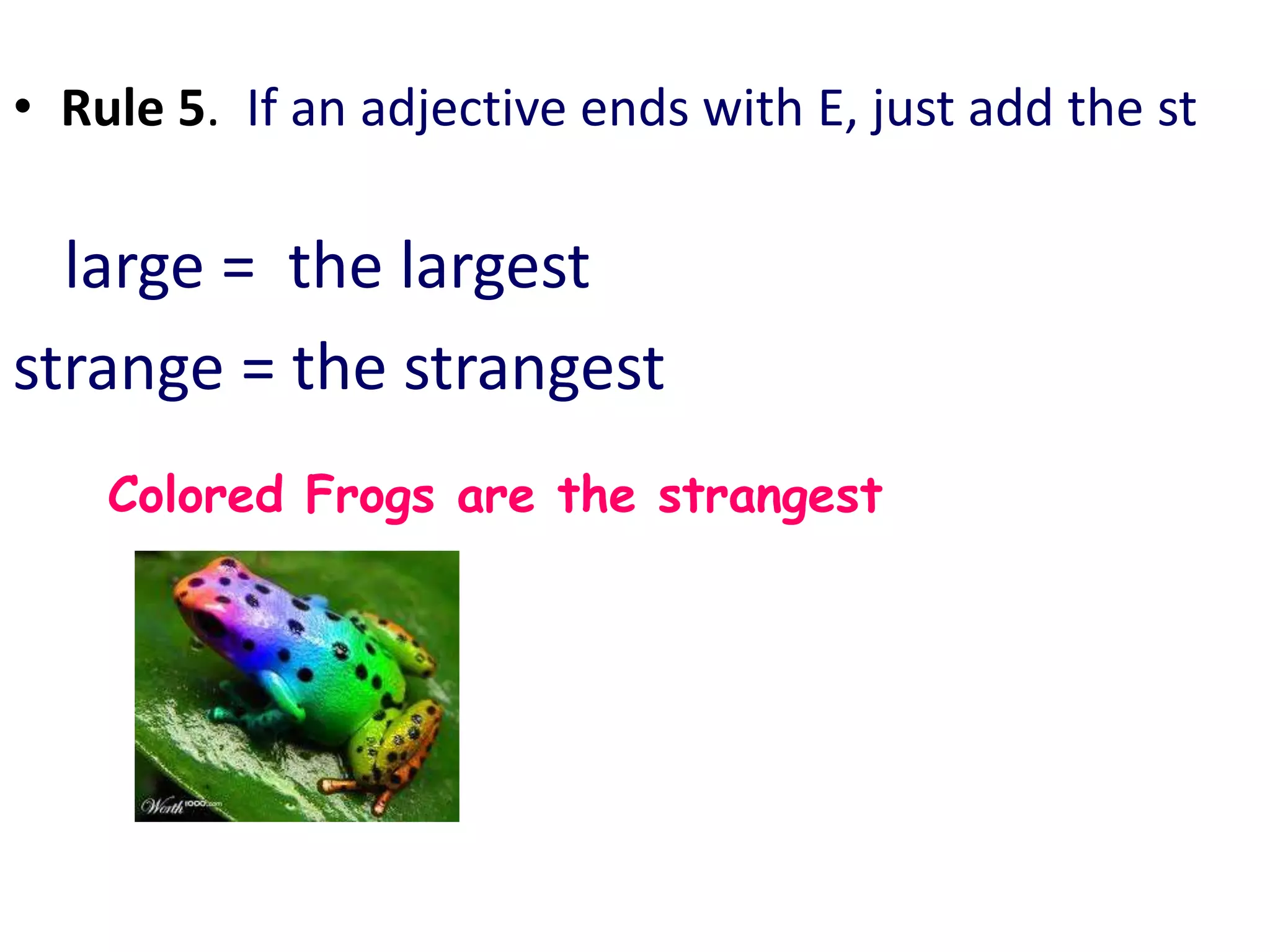 Comparatives and superlatives | PPT