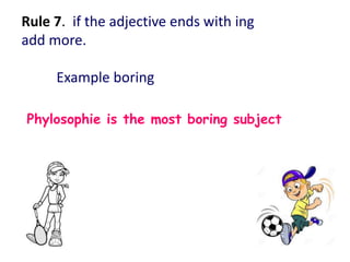 Comparatives and superlatives | PPT