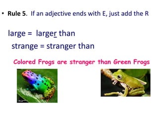 Comparatives and superlatives | PPT