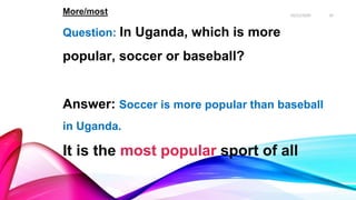 Comparatives and superlatives- English Grammar | PPTX