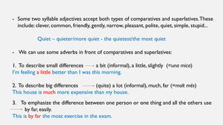 Comparatives and superlatives in english | PDF