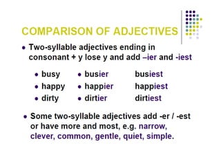 COMPARATIVES AND SUPERLATIVES PRESENTATION | PPT | Auto Racing | Sports