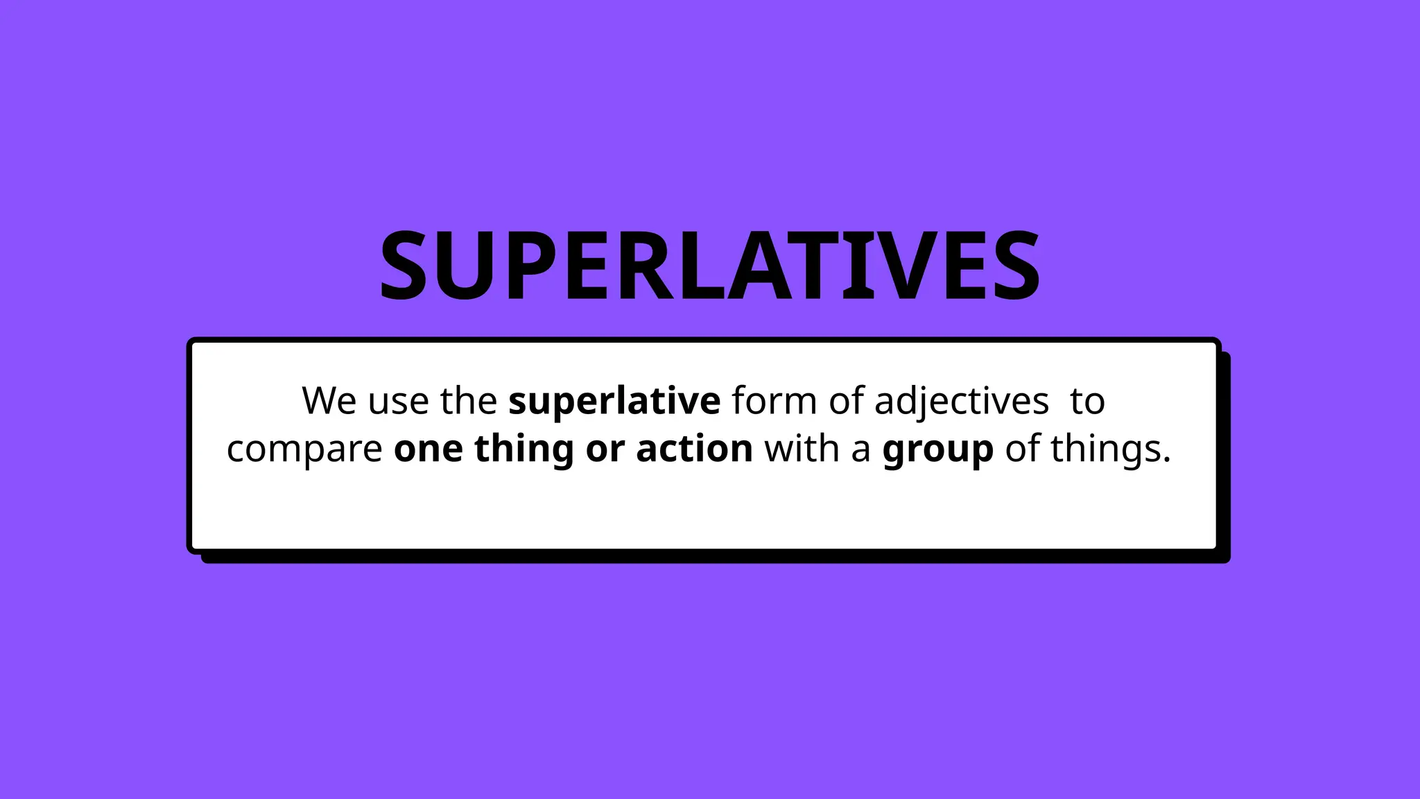 comparative and superlative adjectives ppt | PPTX