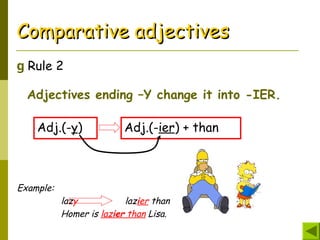 COMPARATIVES AND SUPERLATIVE ADJECTIVES Englidh | PPT