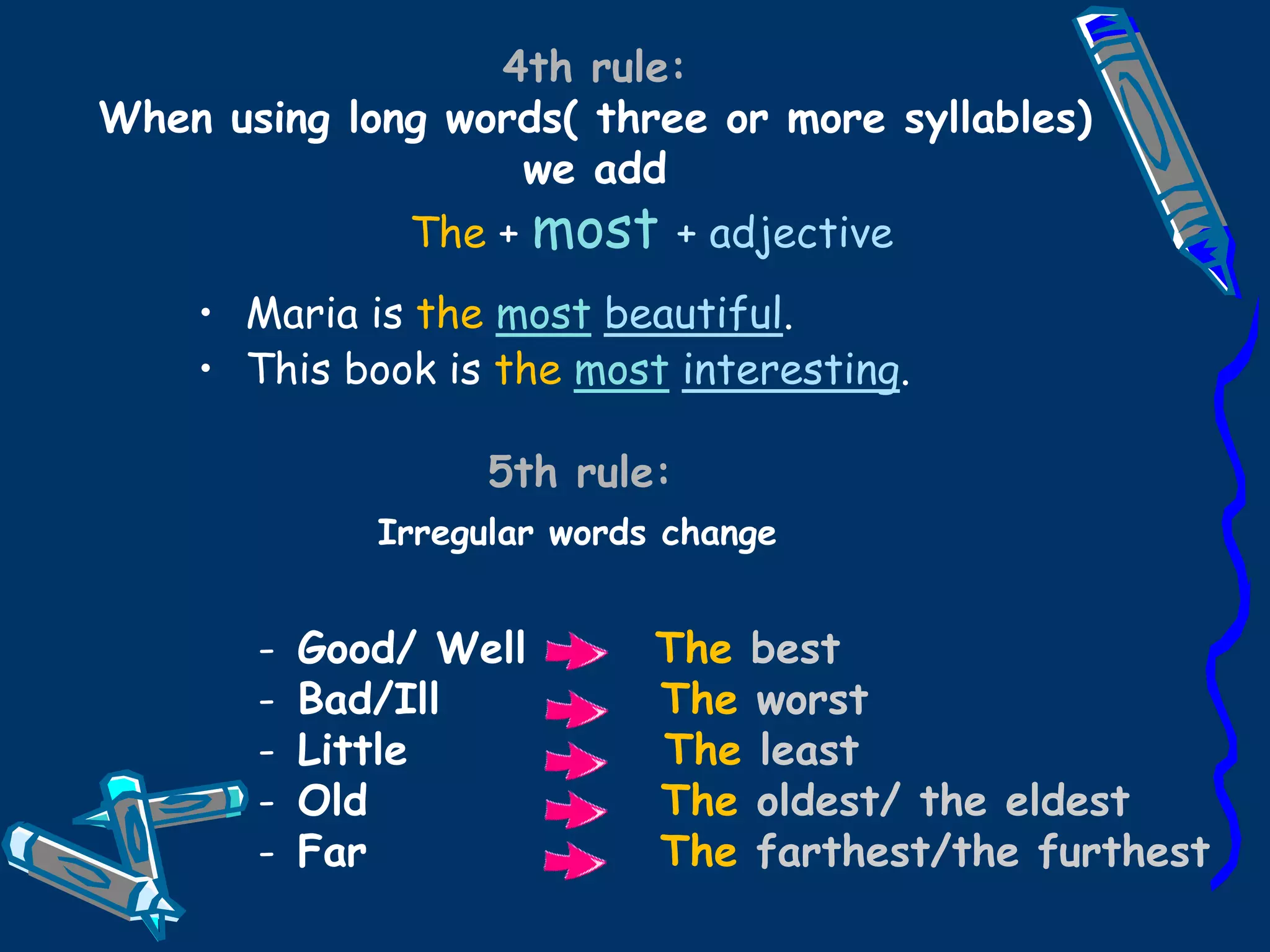 comparatives and superlatives .ppt