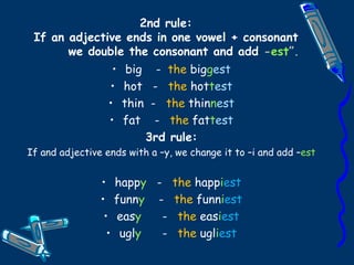 comparatives and superlatives .ppt