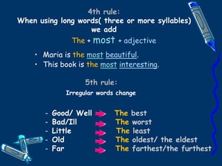 comparatives and superlatives .ppt