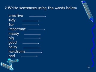 comparatives and superlatives .ppt