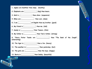 comparatives and superlatives .ppt