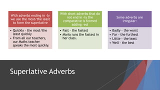 Comparatives and superlatives | PPTX