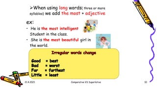 Comparatives and Superlatives | PPT