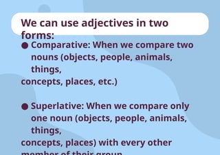 Comparatives and Superlatives ADJECTIVES.pptx