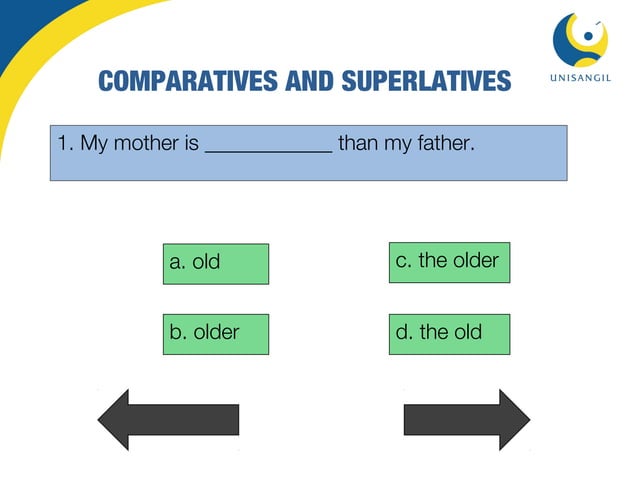 Comparatives and superlatives adriana infante | PPT