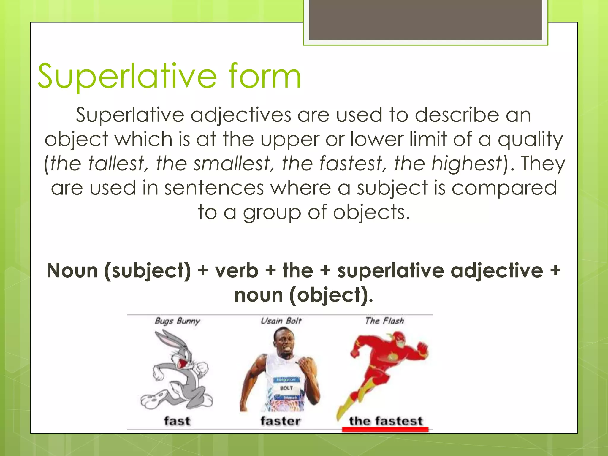 Comparatives and Superlatives | PPTX