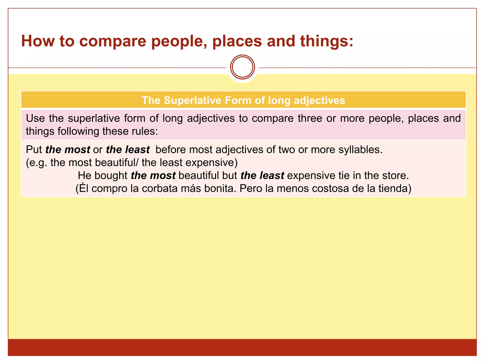 Comparatives and superlatives forms of adjectives in English | PPT