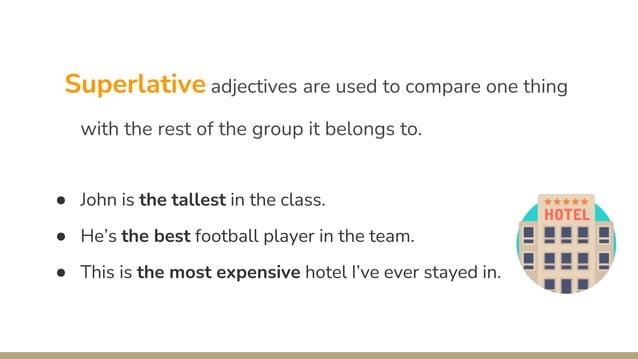 Comparatives and superlatives + modifying comparisons | PPTX