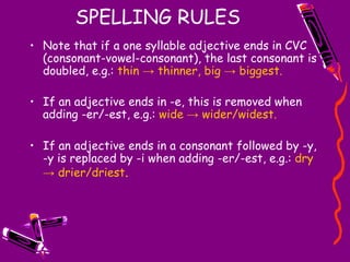 Comparatives and superlatives ni1 | PPT