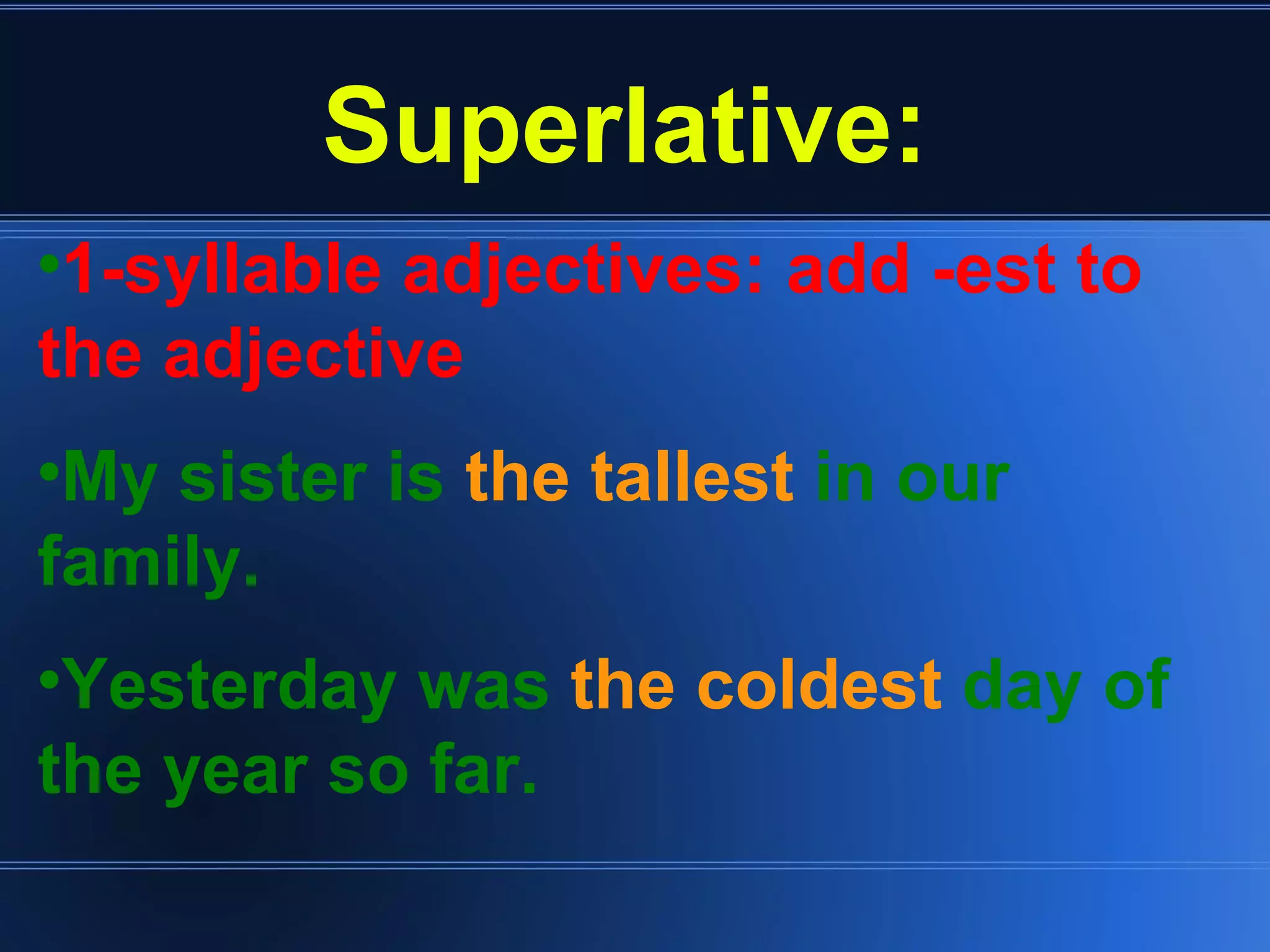 Comparatives and superlatives planets powerpoint | PPT