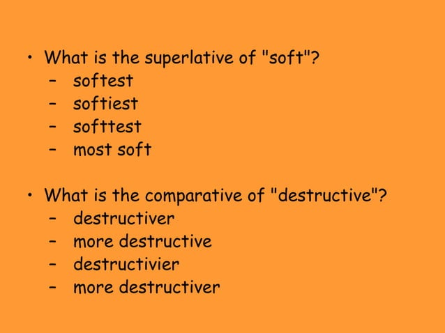Comparatives and superlatives power point | PPT