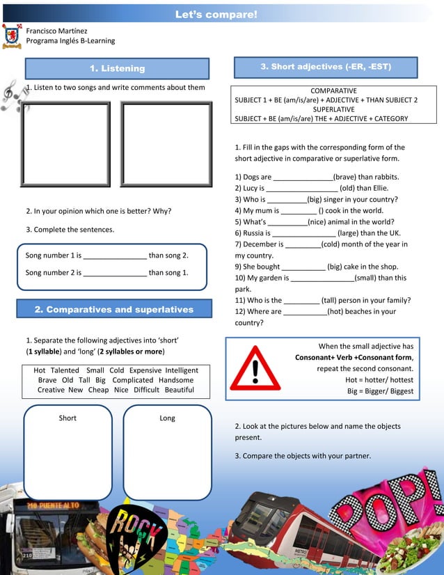 Comparatives and supperlatives (1) | PDF | Education