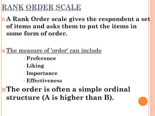 Comparative scaling techniques in business research | PPTX