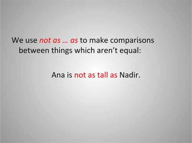 Comparatives (More...than/ er...than) | PPT