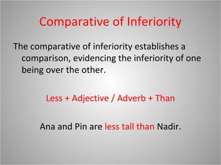 Comparatives (More...than/ er...than) | PPT