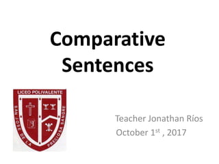 Comparative sentences | PPTX